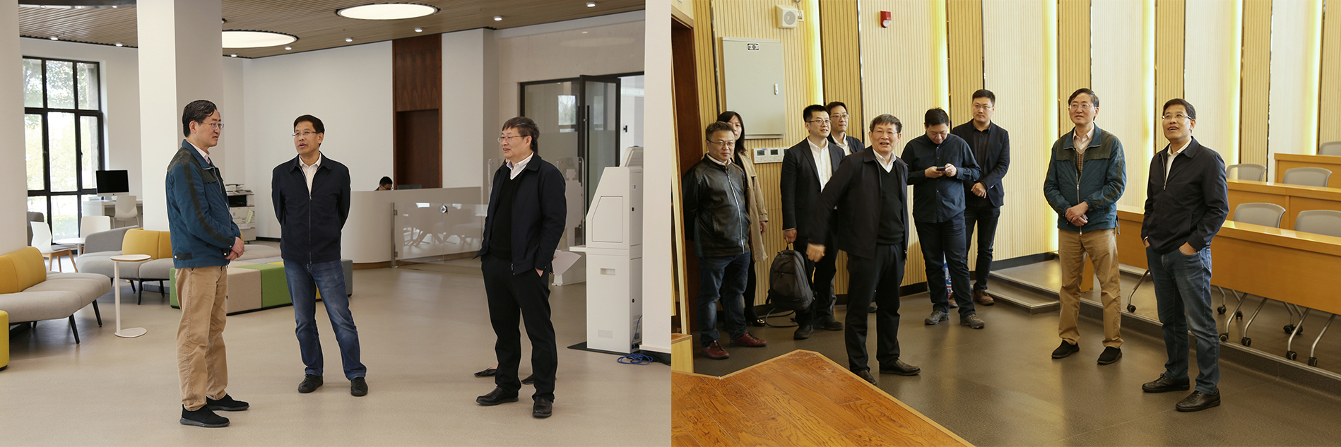 教育部科学技术与信息化司张国辉一级巡视员一行调研上海数学中心-Shanghai Center for Mathematical ...